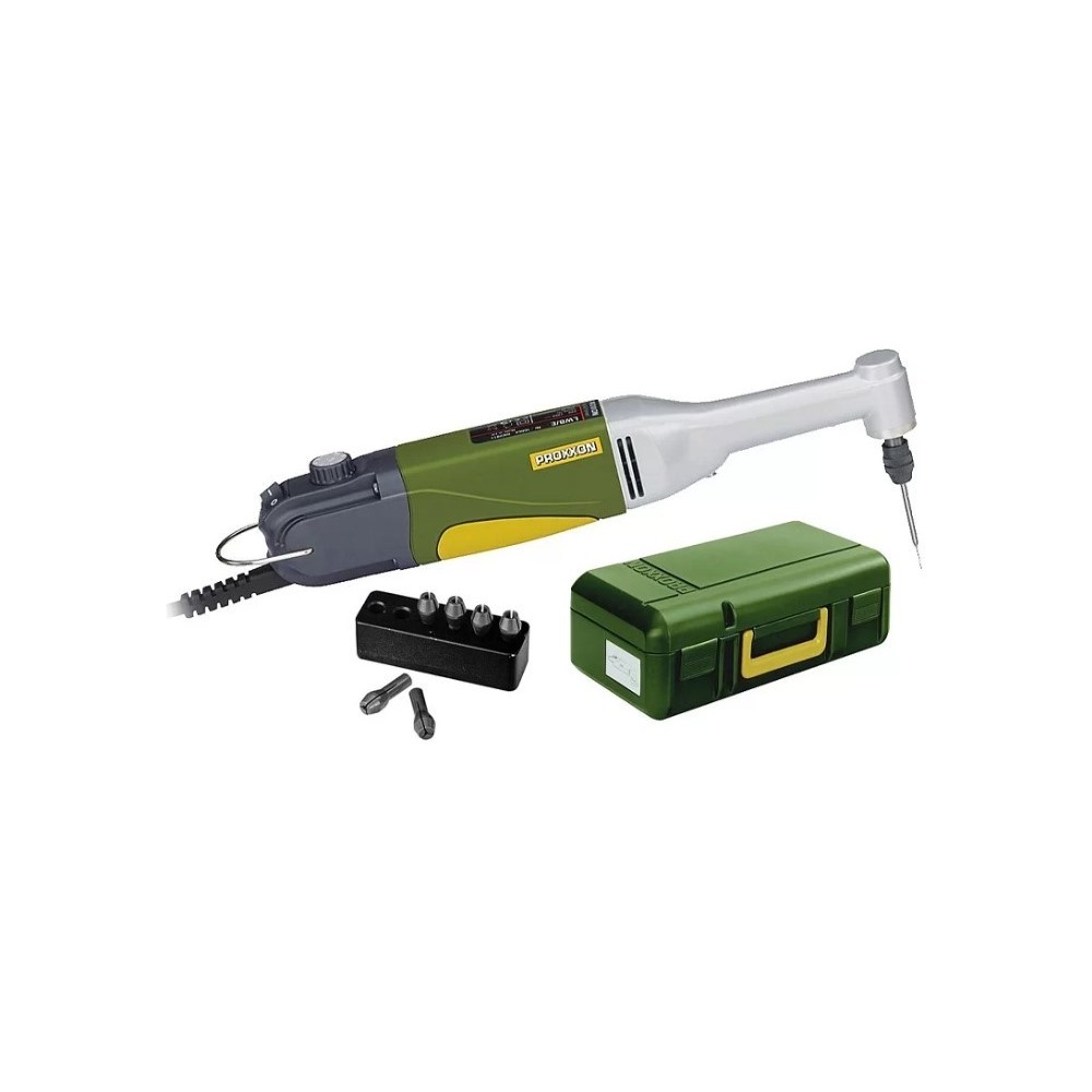 PROXXON PERCEUSE ANGULAIRE A COL LONG 100W EN COFFRET LWB/E