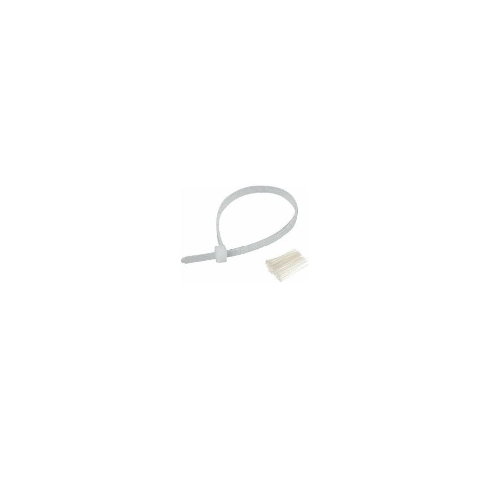 SERRE CABLE 4.5X350MM BLANC